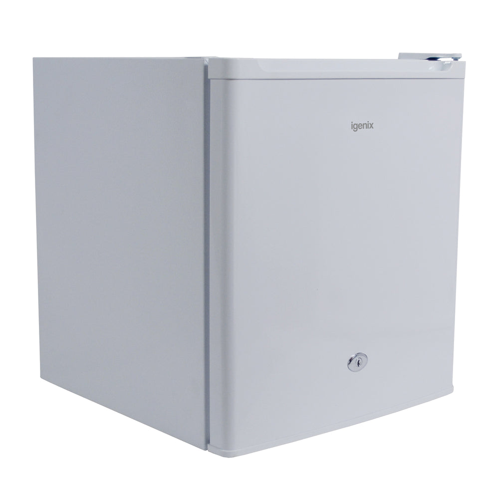 Table Top Fridge with Lockable Door, 41 Litre, White